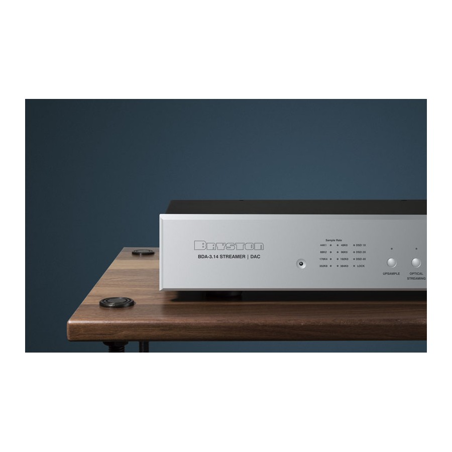 BRYSTON BDA-3.14 | Lecteur réseau DAC FINITION Argent