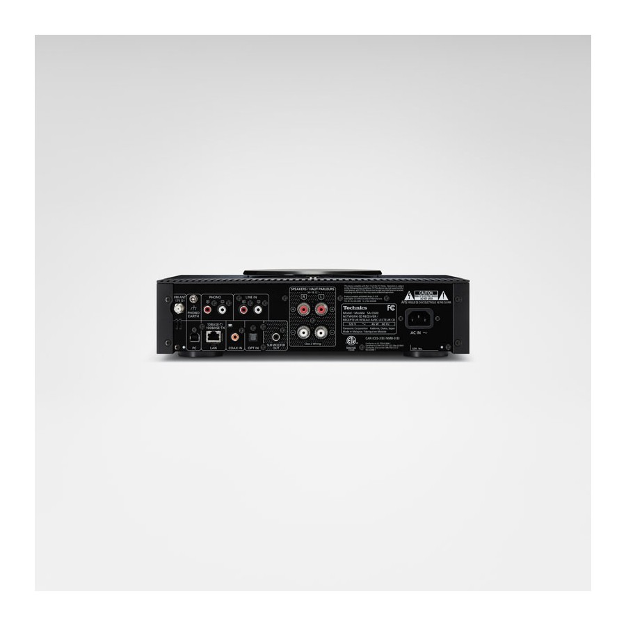 TECHNICS SAC600 | Amplificateur stéréo tout-en-un FINITION Noir