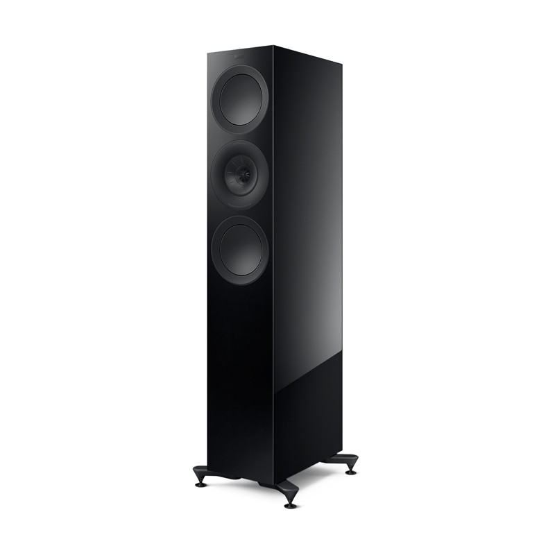 KEF R7 META | Enceinte colonne Haute-Fidélité FINITION Noir